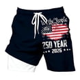 Tween Boys Swimwear Trunks Patriotic Print Shorts Comfortable Pool ...