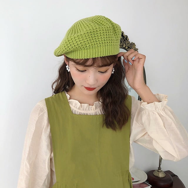 PIKADINGNIS Beret Hats Women Spring Autumn French Hat Girls Solid Color Fashion Autumn Winter ...