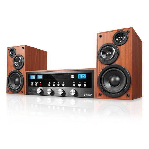 Innovative Technology 50 Watt Classic CD Stereo with Bluetooth ...