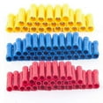 200PCS Insulated Straight Electrical Wire Connectors Butt Splice Crimp ...