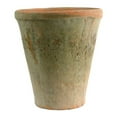 HomArt Rustic Terra Cotta Rose Pot, Large, Antique Red, 1-Count ...
