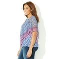 Catherines Women's Plus Size Poncho Duet Blouse - Walmart.com