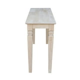 International Concepts Java Console Table Unfinished - Walmart.com
