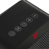 Soleil Electric Digital Ceramic Heater 1500W Indoor Black PTC-916B ...