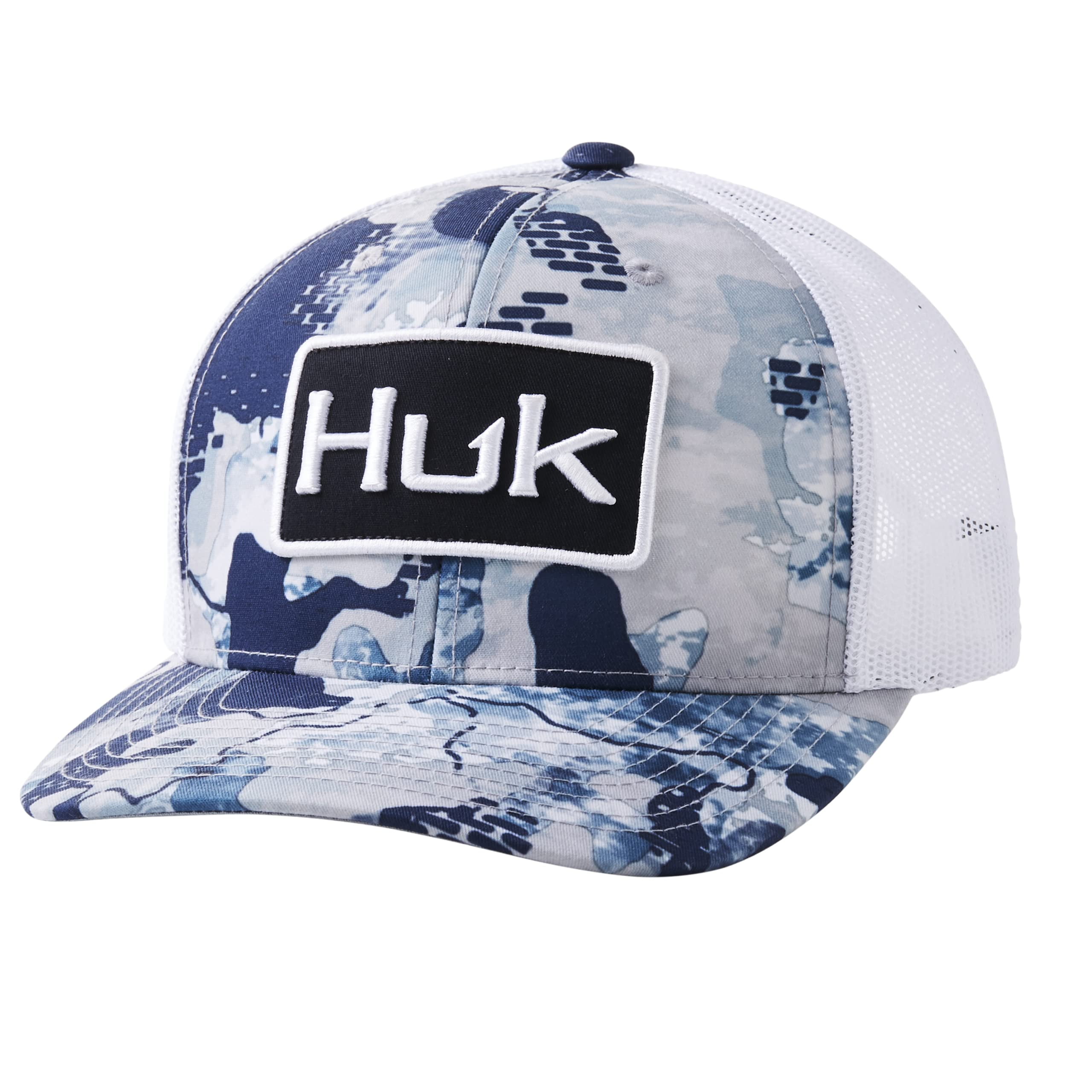 Huk Men's Huk'd Up Angler Refraction Hat (Bluefin, One Size) - Walmart.com