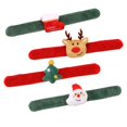 10pcs Christmas Decorations Clap Circle Elk Snowman Decor Bracelets for ...