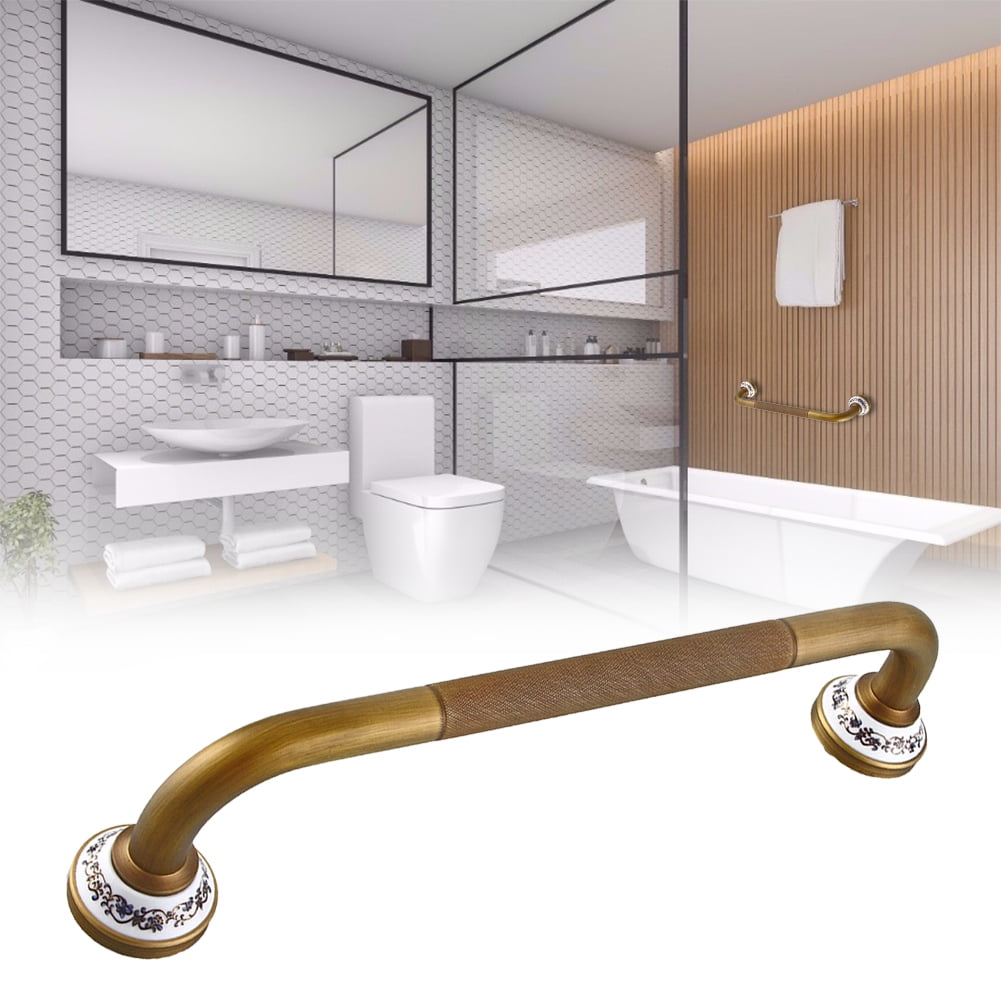Brass Grab Bar Balance Handrail Shower Assist Bathroom Mounted Safety ...