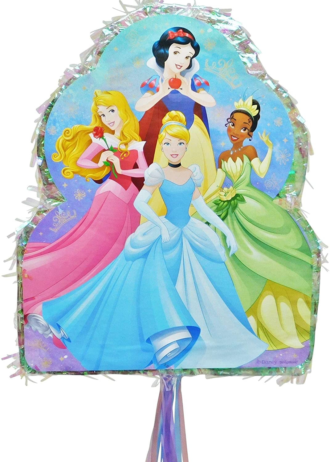 Party City Pull String Disney Princess Pinata, Holds up to 2 Pounds of ...