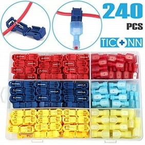 30pcs 90 Degree Nylon Insulated Female Push On Wire Terminal Connector ...