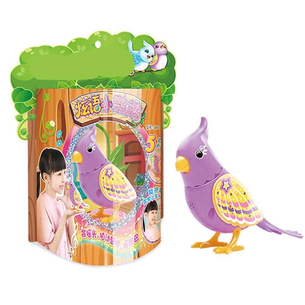 Langgg Electric Bird Talking Parrot Birds Intelligent Pets Sound ...
