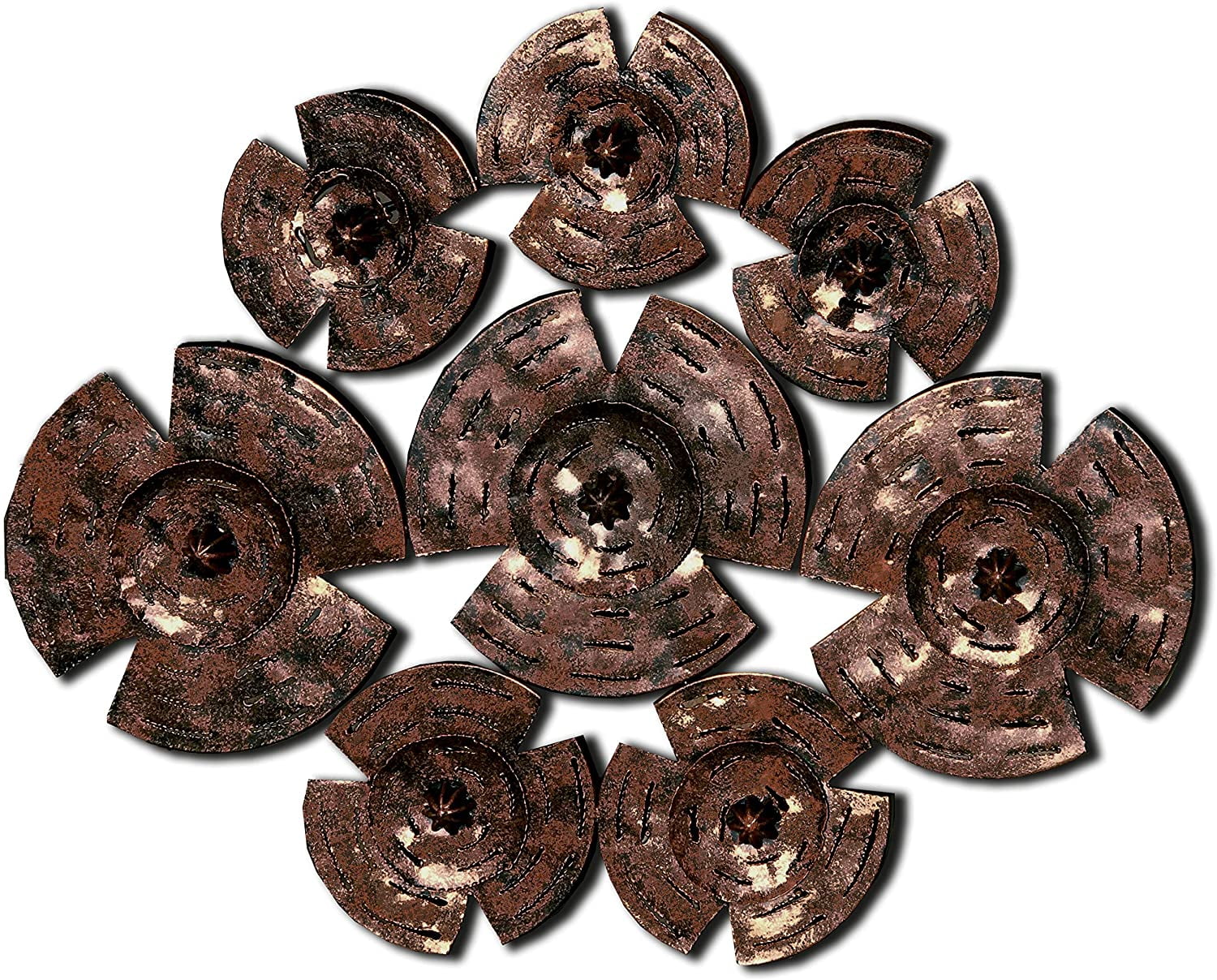 DecorShore Contemporary Metal Wall Art Set | Framed Wall Decorations ...