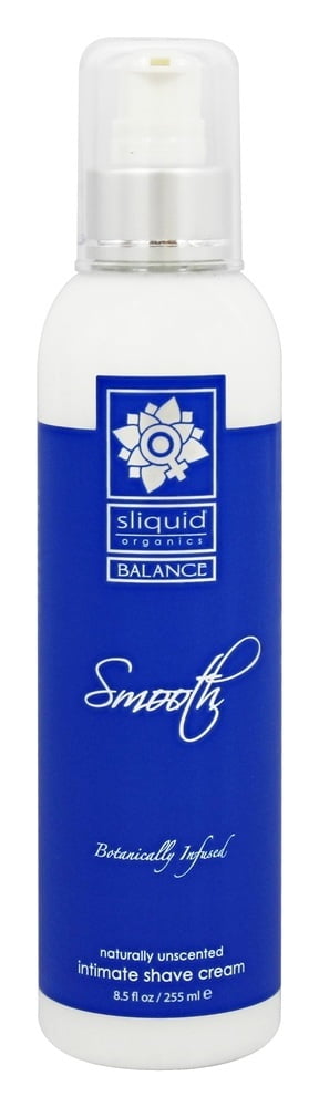 Sliquid - Balance Smooth Intimate Shave Cream Naturally Unscented - 8.5 ...