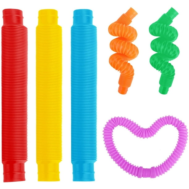 Sensory Stretch Tube Mini Popular Tube Sensory Toys 6 Pcs Fidget Toy ...