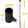 Yes4All T-Bar Row Eyelet Attachment With Chain Black Single - Walmart.com