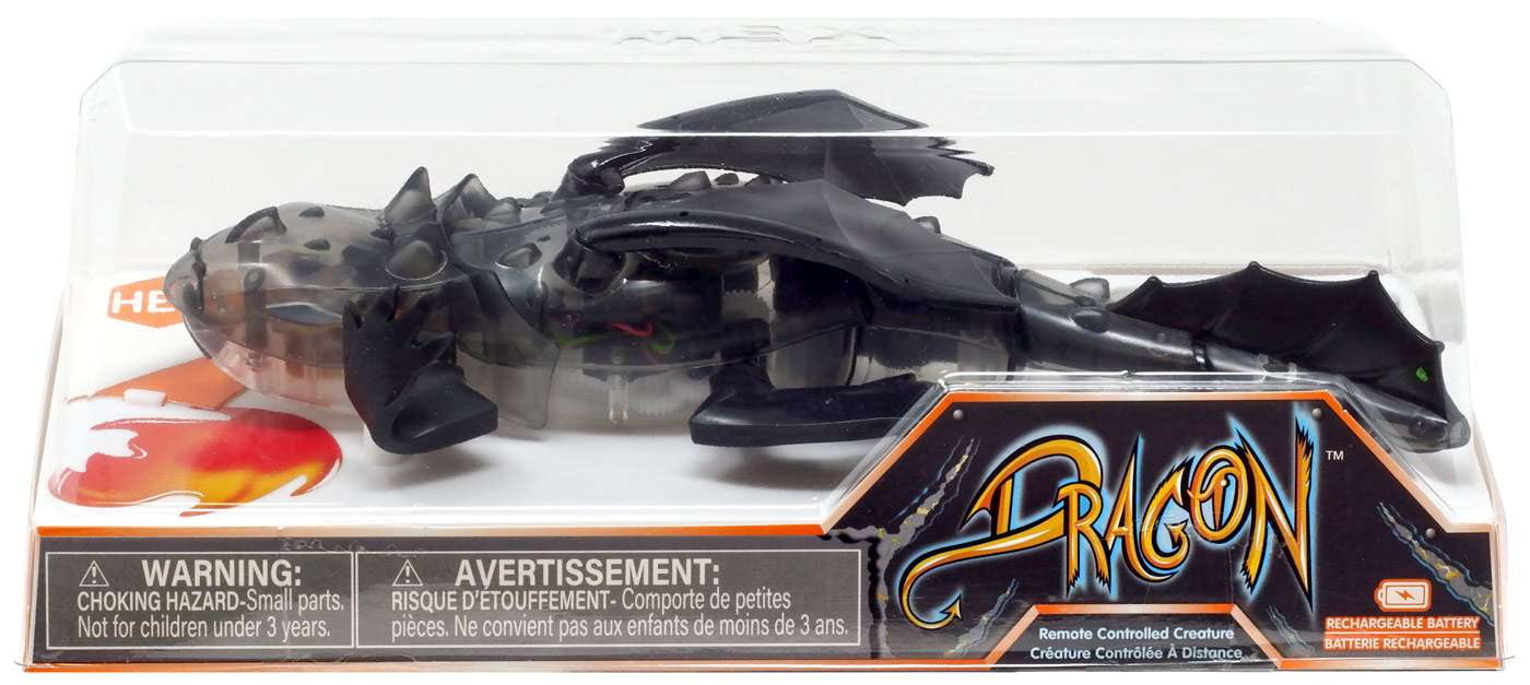 Hexbug Micro Robotic Creatures Dragon (Black) - Walmart.com