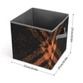 10.6in Folding Storage Box Solid Material Handle On Both Sides For Easy ...