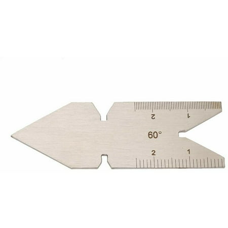 Center Fishtail Gauge Stainless Steel Thread Pitch Gauge Cutting Angle ...