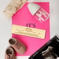 1pc Rectangle Wooden Pregnancy Test Keepsake box with Lock Baby ...