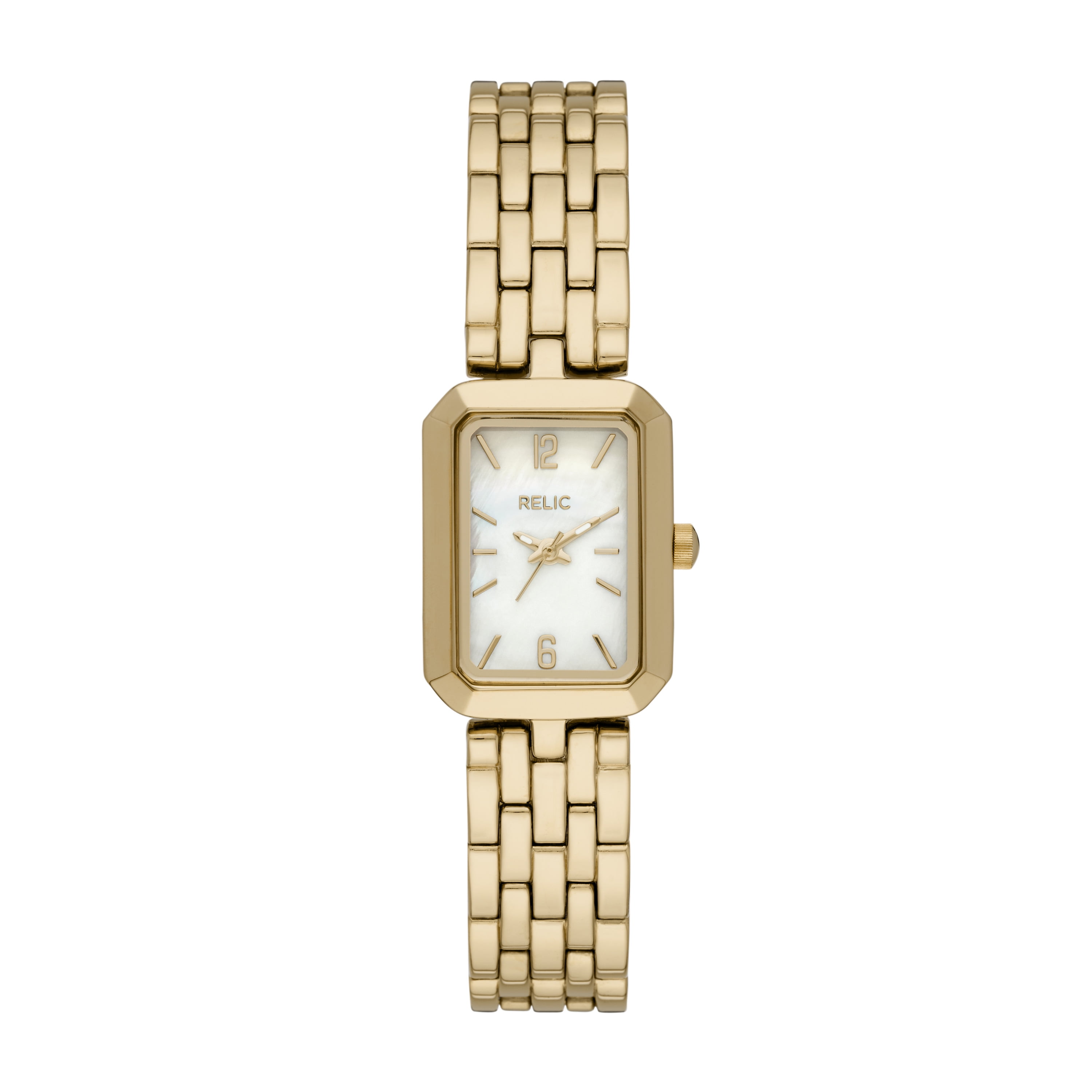 Relic by Fossil Women's Tinsley Gold-Tone Metal Watch - Walmart.com