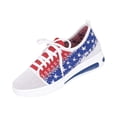 American Flag Shoes Women's Fashion Sneaker Sports Running Shoes Causal ...