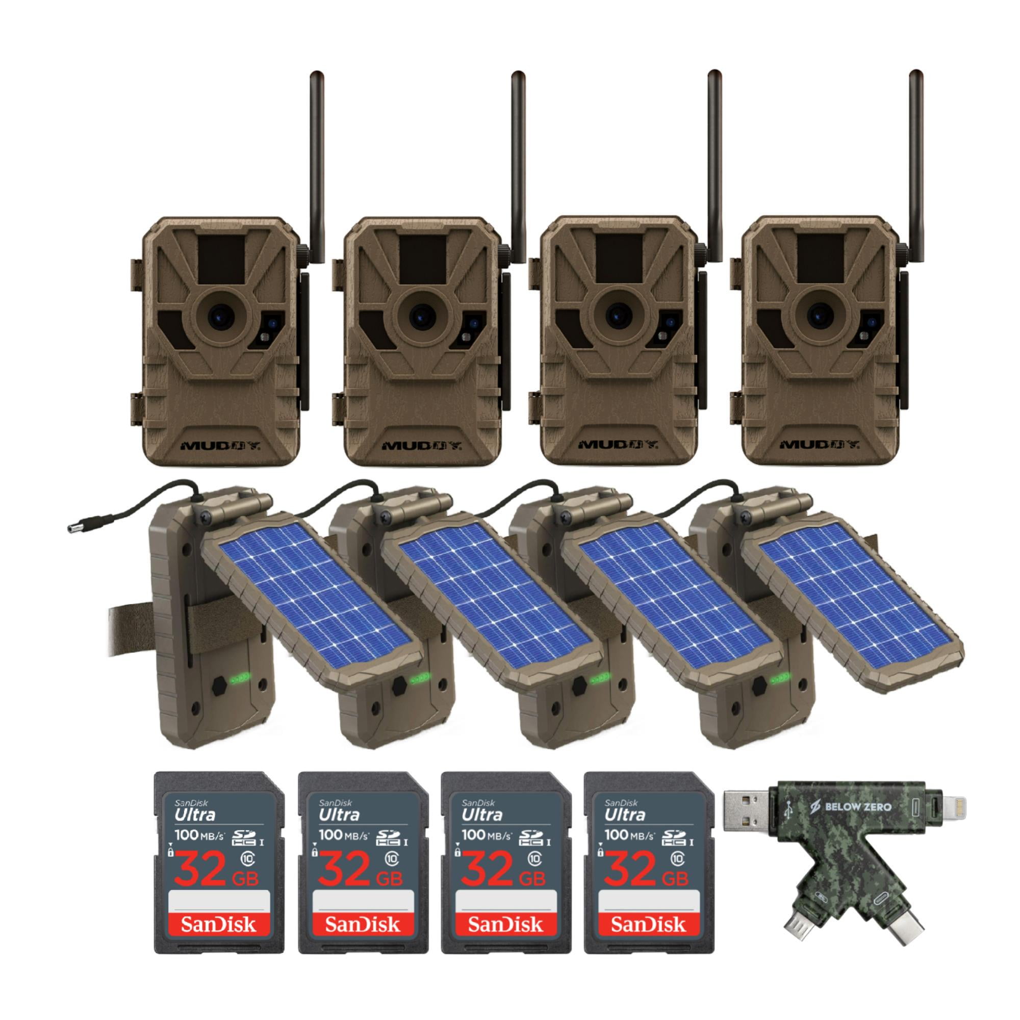 Muddy Manifest Cellular Camera (Verizon) with Solar Panel, SD Card ...