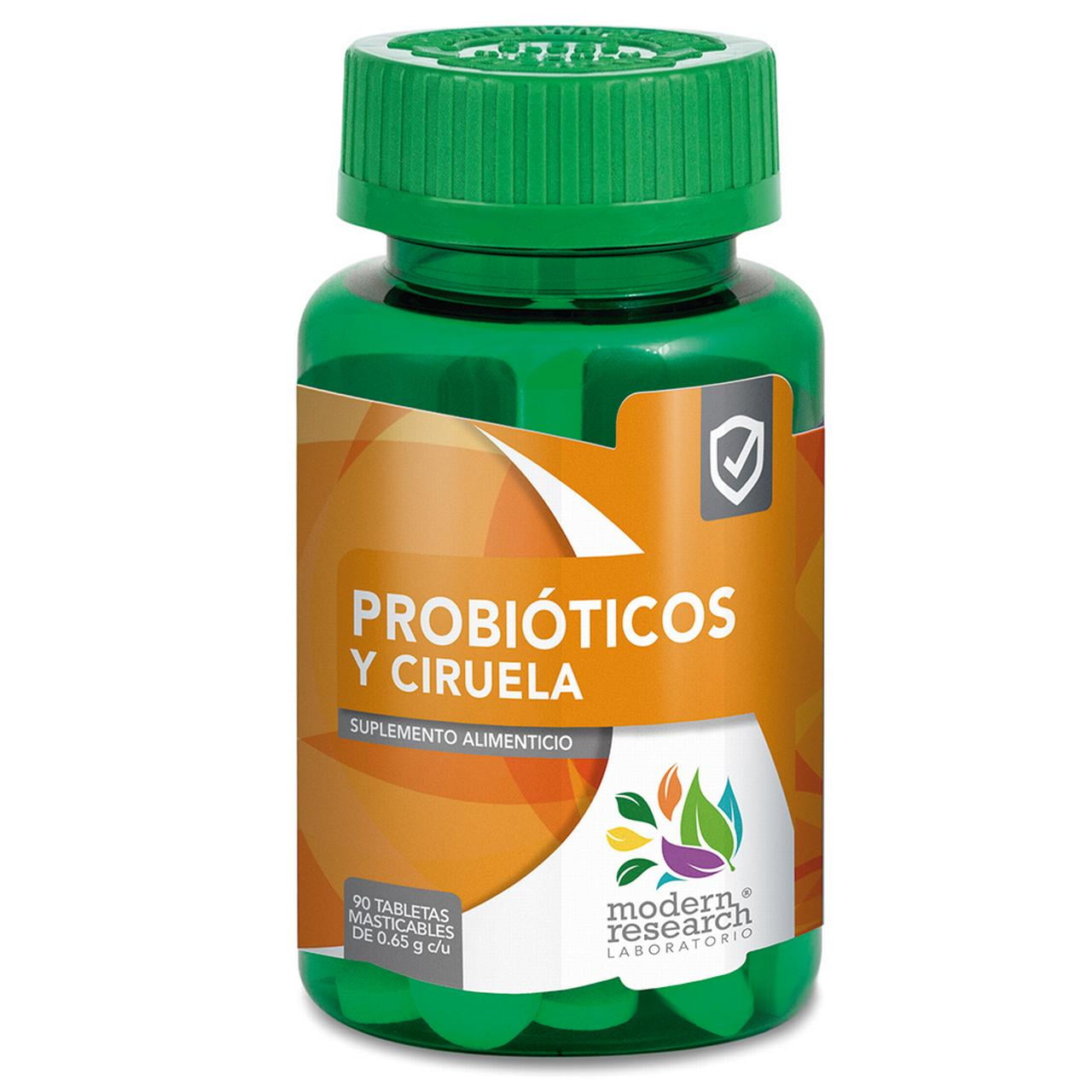 Probioticos y Ciruela (90 tabletas) PC90 MODERN RESEARCH MODERN ...