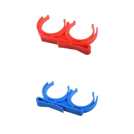 Lots 2 Red+Blue Plastic Golf Ball Holder Clip Belt Clamp Golf Ball ...