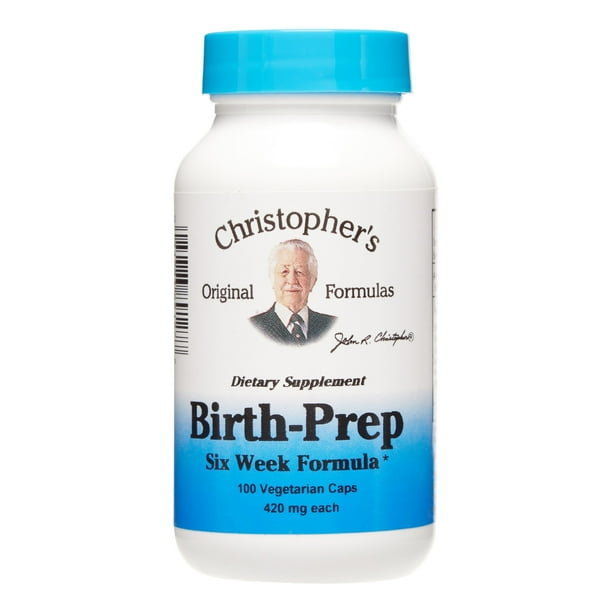 Christopher's Original Formulas Birth-Prep, Six Week Formula, 420 mg ...