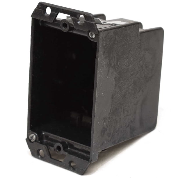 Thomas Betts Boat Outlet Box 114-OW | Rinker 1-Gang 2 1/2 Inch Black ...