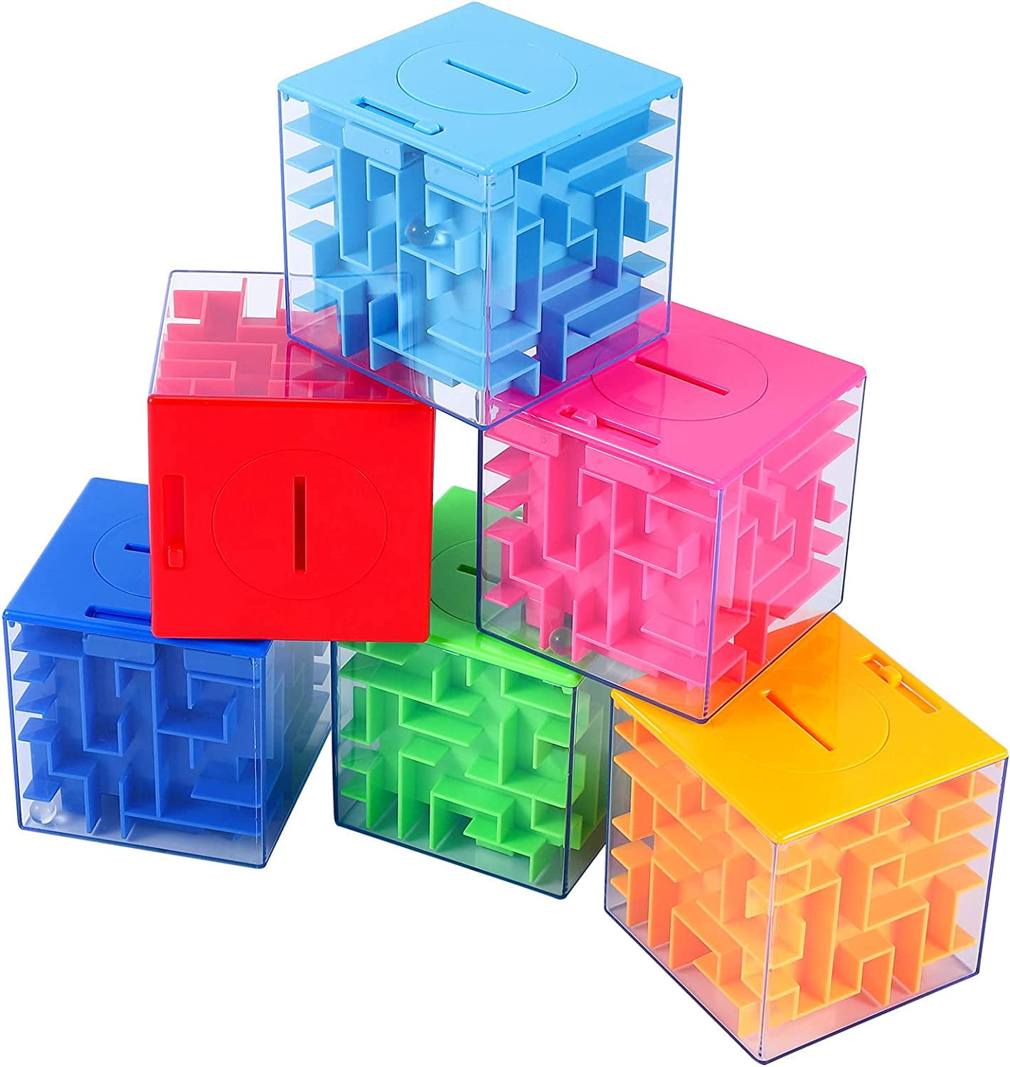 6PACK Money Maze Puzzle Box, Twister.CK Unique Money Gift Holder Box ...