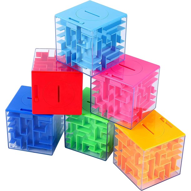 6PACK Money Maze Puzzle Box, Twister.CK Unique Money Gift Holder Box ...