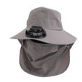 LPKRT Solar Powered Hat Wide Brim Uv Protection Bucket Hat Unisex ...