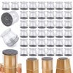 Ezprotekt Rectangle Furniture Leg Caps with Felt Floor Protectors for ...