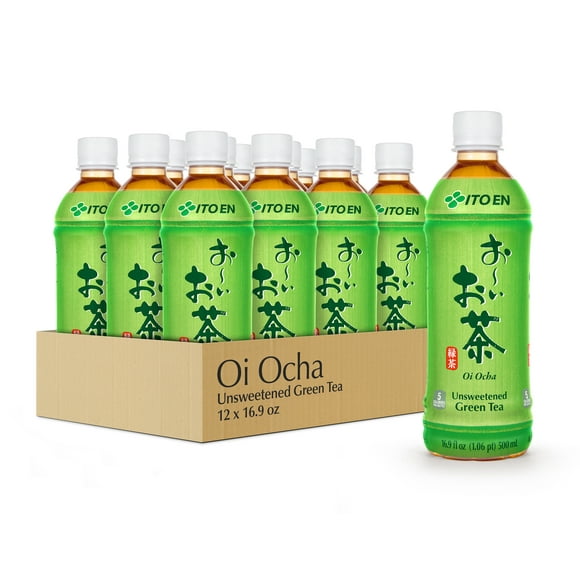 Ito En Oi Ocha Unsweetened Green Tea, 16.9 fl oz. (12-Pack)