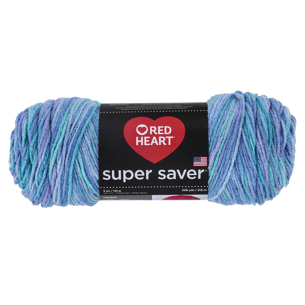Red Heart Super Saver Acrylic Economy Ocean Yarn, 1 Each - Walmart.com ...