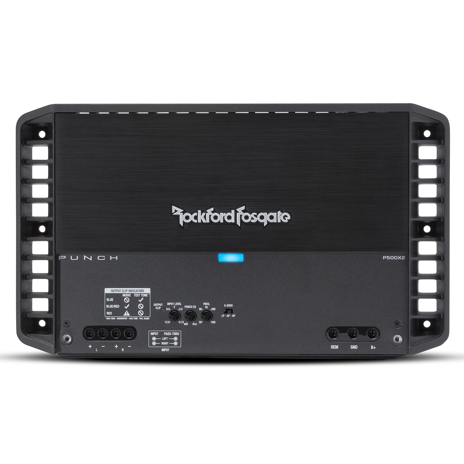 Rockford Fosgate P500X2 Punch 500 Watt 2 Channel Amplifier - Walmart.com