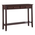 KB Console Table - Walnut - 32 x 42 x 12 in. - Walmart.com