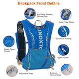 Runing Hydration Vest Backpack, TeqHome Running Water Vest Hydration ...