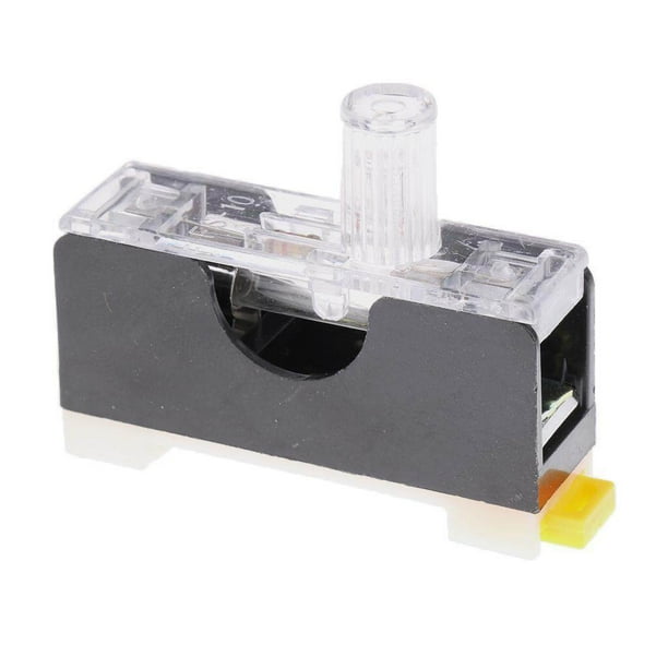 wolftale 5 Pieces FS101 6*30mm 10A Fuse+ Indicator Light DIN RAIL ...