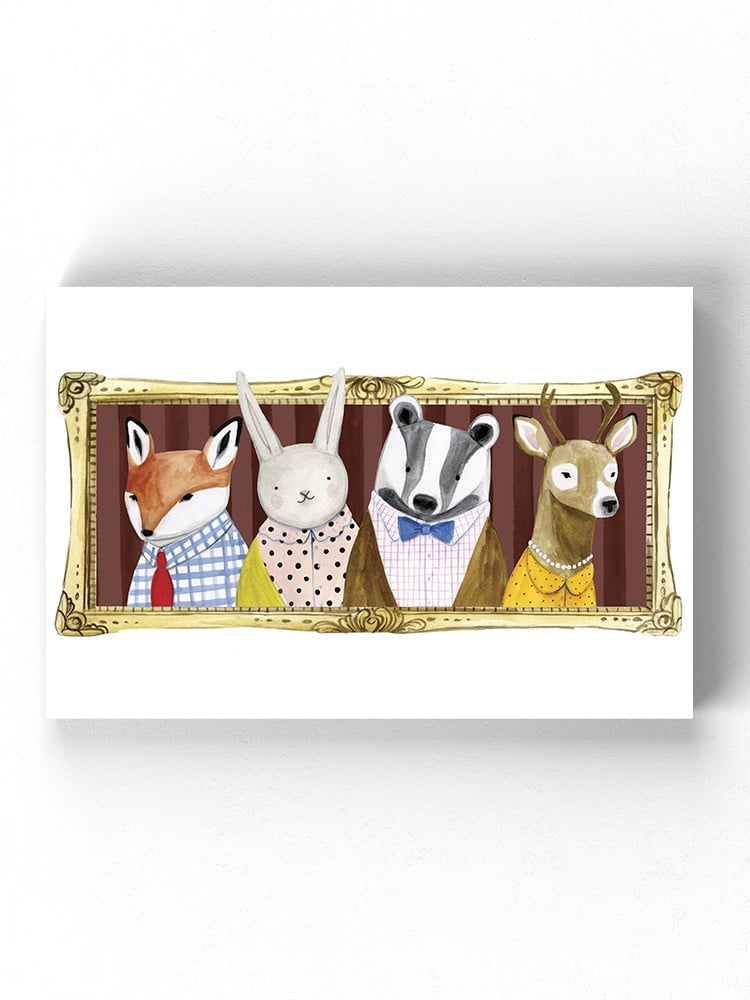 Well Dressed Animals Portrait Wrapped Canvas -Victoria Borges Designs ...
