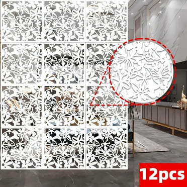 Free Shipping! 12/24pc Hanging Room Divider PVC Screen Panels Living ...