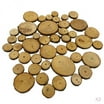 120 Pcs Round Wooden Chips Circles for Crafts, Projects, Tiny Wood ...