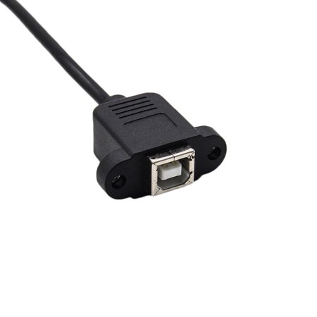 USB A Male to USB-B Female Cable USB2.0 Elbow B Male B Male to Female ...
