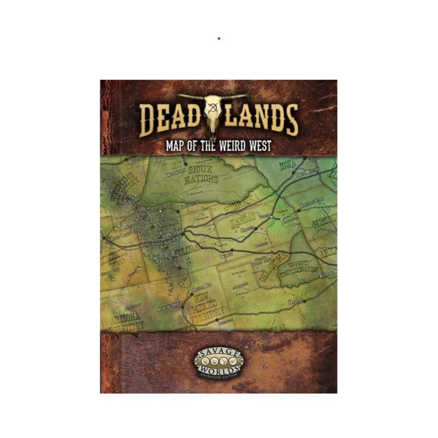 Map of the Weird West New - Walmart.com