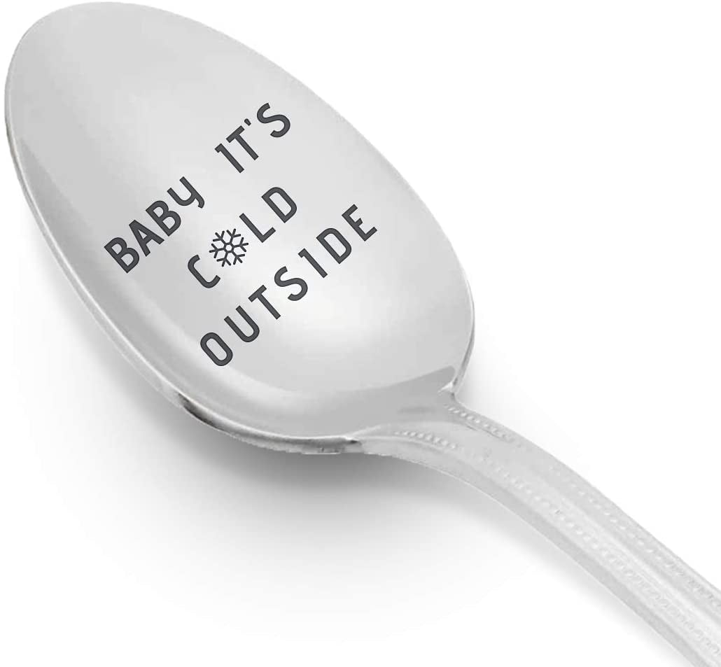 Engraved Spoon - Christmas Gift - Baby Its Cold Outside Gift For Men ...