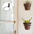 Plant Hangers Wall Pot Holder Wall Mounted Metal Planter Hanger ...