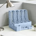 4 Tier Desk File Organizer with Detachable Pen Holders Multi ...