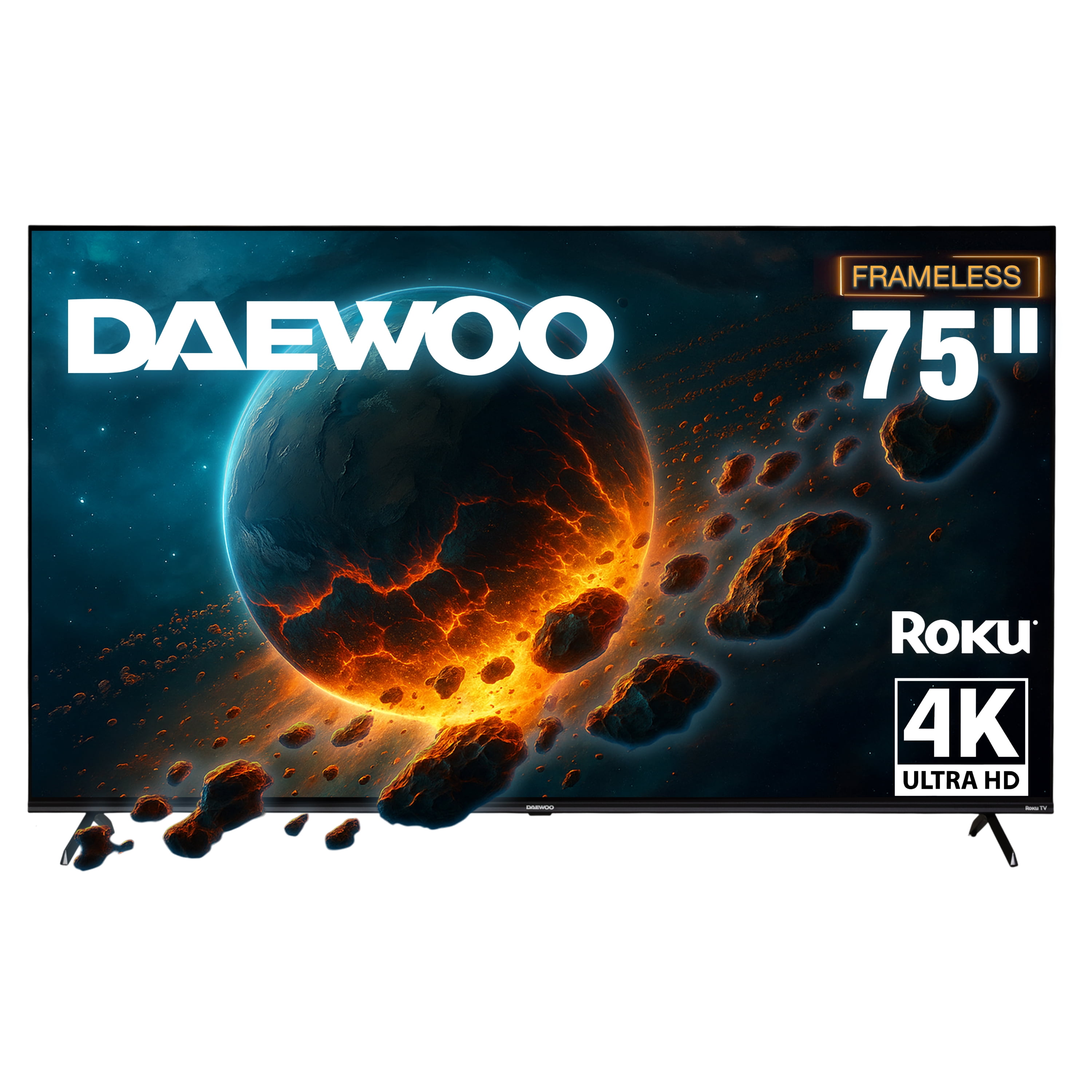 Daewoo Pantalla Televisión Smart TV 75 Pulgadas LED 4K UHD Roku ...