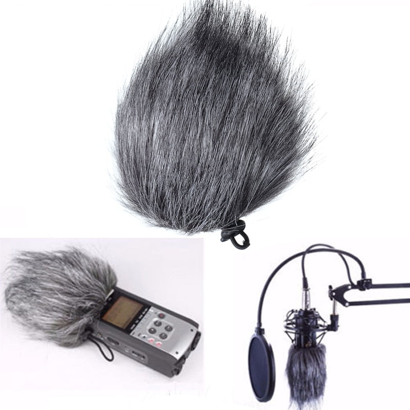 Microphone MIC Muff Fur Windshield Cover Reduce Wind Noise For Zoom H1 ...
