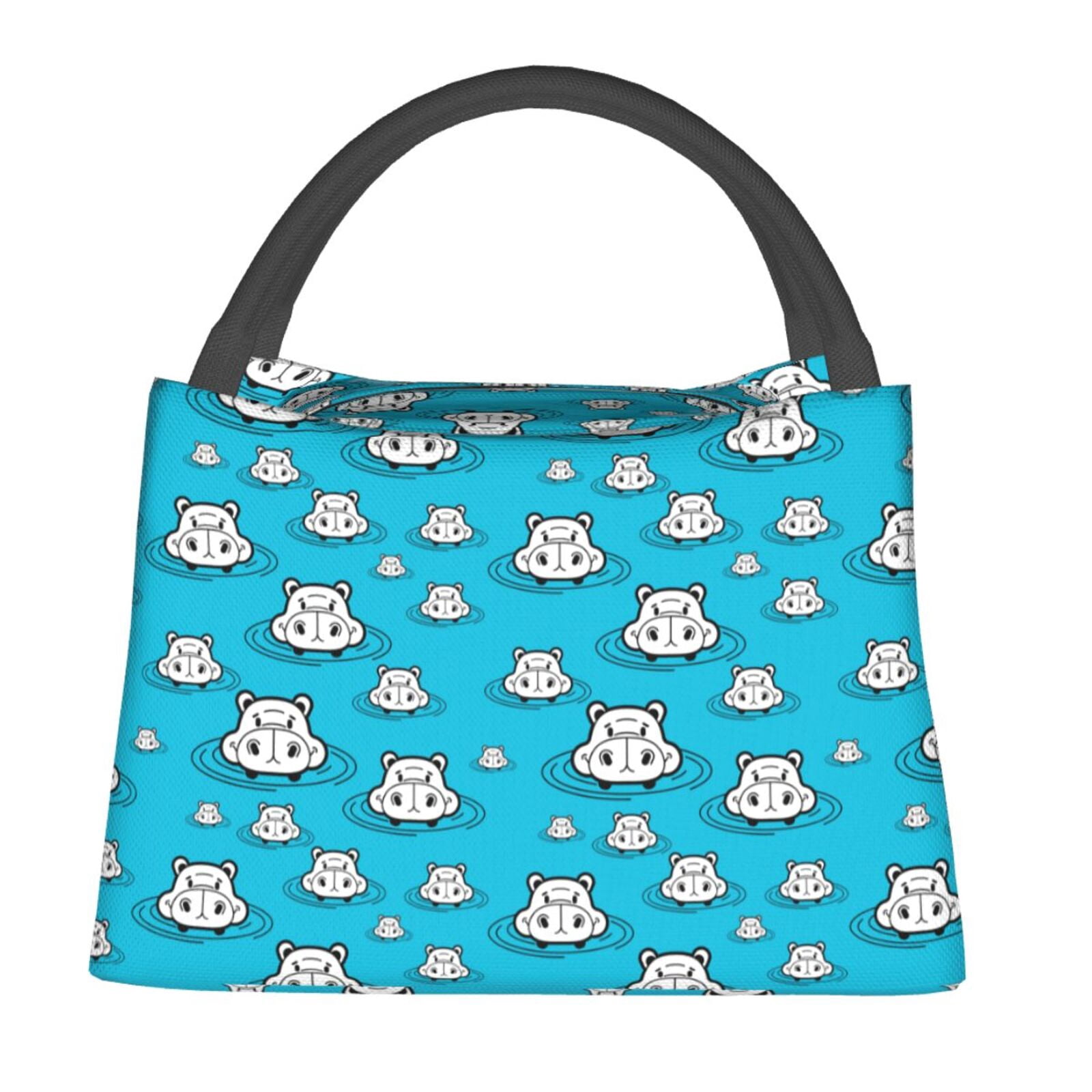 Fotbe Hippo In Water Head Bolsa Térmica Portátil con Estampado, Bolsa ...